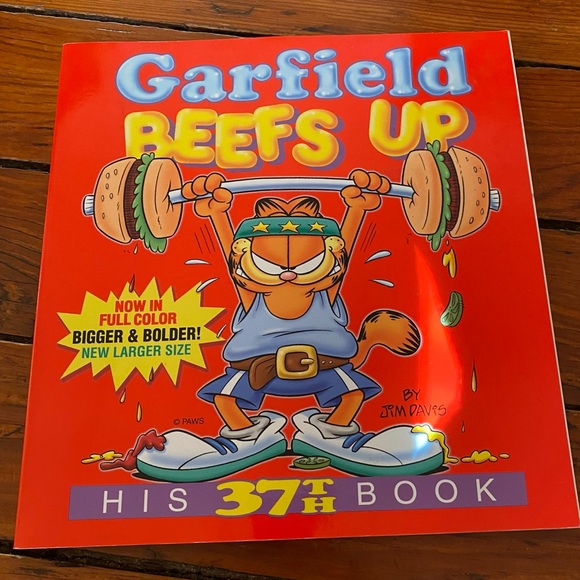 Garfield | Art | Vintage Garfield Beefs Up His 37th Book | Poshmark